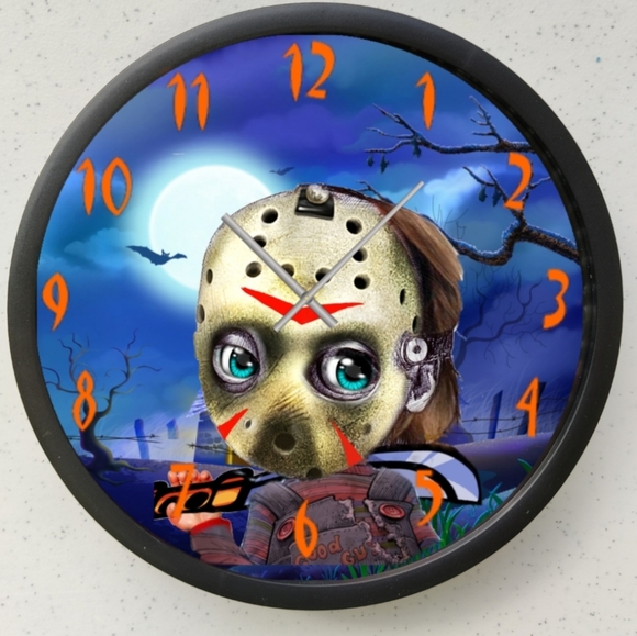 unknown | Wall Decor | Jason Voorhees Led Clock | Poshmark